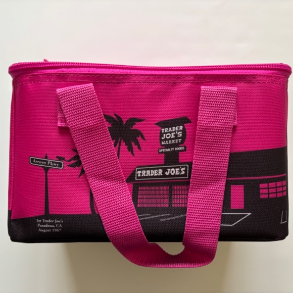 Trader Joe'S | Storage & Organization | Nwot Trader Joes Mini Insulated Bag Hot Pink First ...